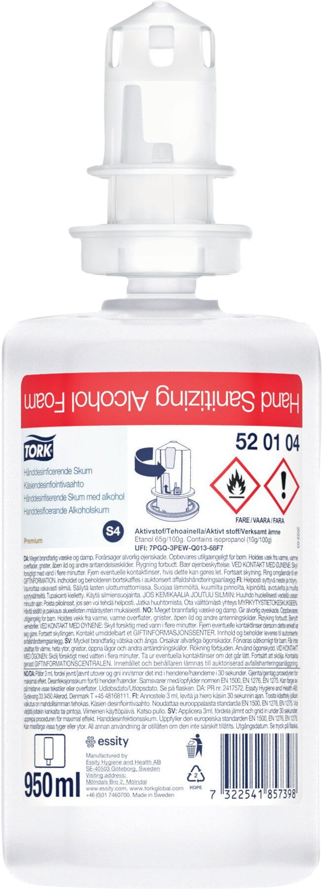 Hånddesinfektion 75% skum S4